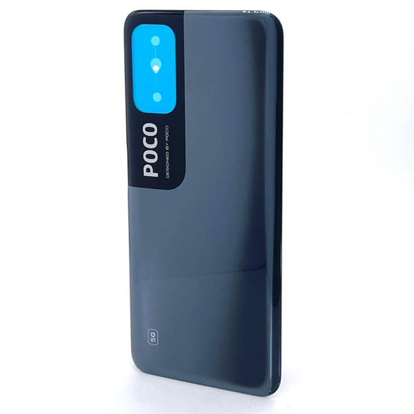 Задняя крышка (часть корпуса) для телефона Xiaomi Poco M3 Pro 5G черная купить на OZON по низкой ...