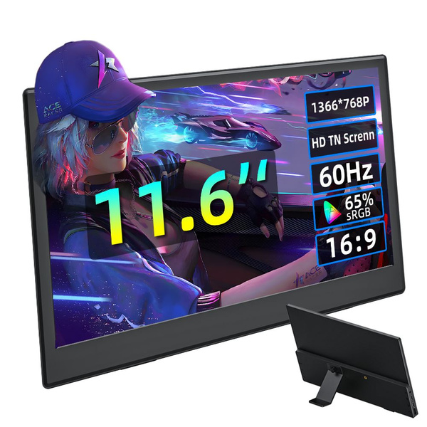 BYONE 11.6" Монитор 60Hz высокой частотой обновления，Портативный ...