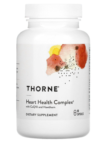 Thorne, Комплекс для здоровья сердца с коэнзимом Q10 и боярышником, 90 ...