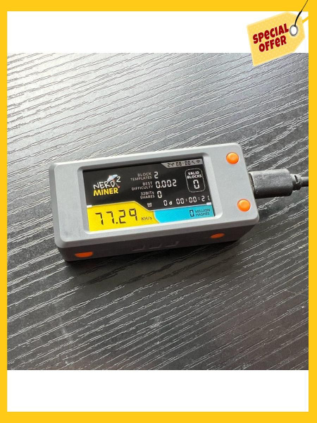 Bitcoin Nerd Miner V2.0 T-Display-S3 BTC Crypto Solo Lottery Nerdminer ...
