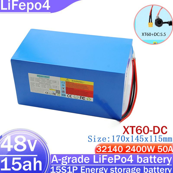 51.2V 15Ah Железо - литиевый аккумулятор 15S1P Встроенный BMS 48V 51.2V Фосфат железа лития ...