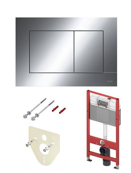 Инсталляция TECE для унитаза кнопка хром глянцевый купить на OZON по низкой цене (2056174187)