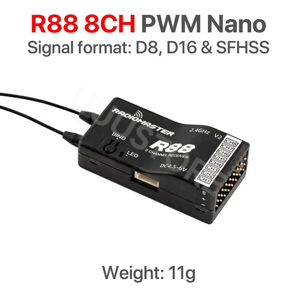 R81 R84 V2 R86 V2 R86C V2 R88 V2 2,4 ГГц D8 D16 SFHSS Наноприемник ...