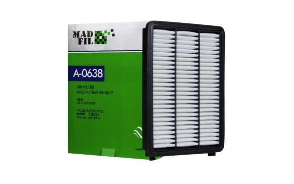 Фильтр воздушный HYUNDAI Tucson, KIA Sportage MADFIL A-0638 купить на ...