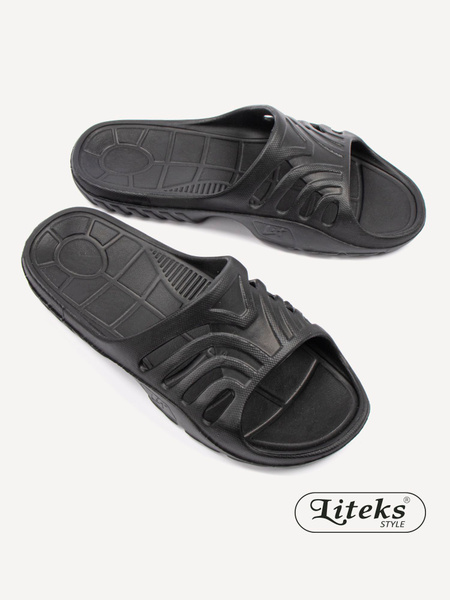 Шлепанцы Женский, Девочки Liteks, размер 39 EVA Открытый нос, Рифлёная ...