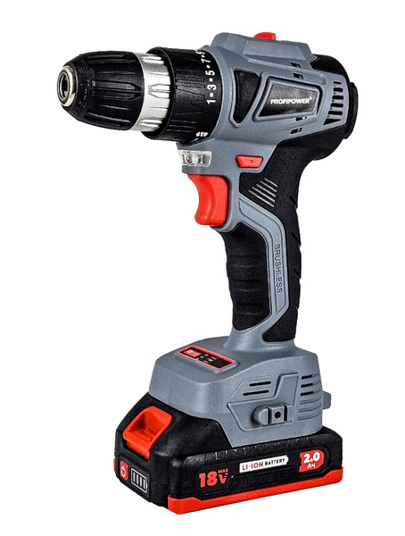 Profipower Шуруповерт, 18 В, 40 Нм, 2 АКБ купить на OZON по низкой цене (2153626454)