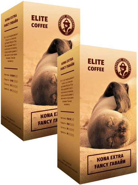 Кофе в зернах "Гавайи Kona Extra Fancy" 200 гр Подворье (натуральный ...