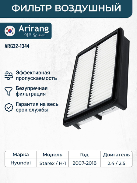 Воздушный фильтр для Hyundai H-1, Starex 2, Хендай Старекс / OEM ...