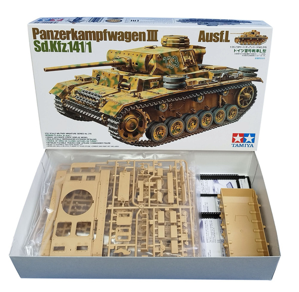 35215 TAMIYA Немецкий танк Pz.kpfw.III Ausf.L (1:35) купить на OZON по ...