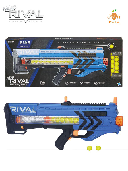 нерф бластеры, hasbro Nerf Rival Zeus Mxv 1200 Blaster Term Blue ...
