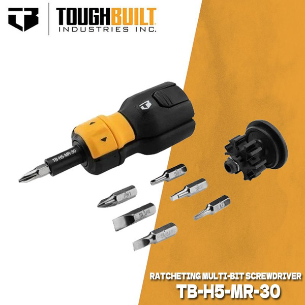 TOUGHBUILT TB-H5-MR-30 9 комплектов рукоятки храповик многорезцовая отвертка купить на OZON по ...