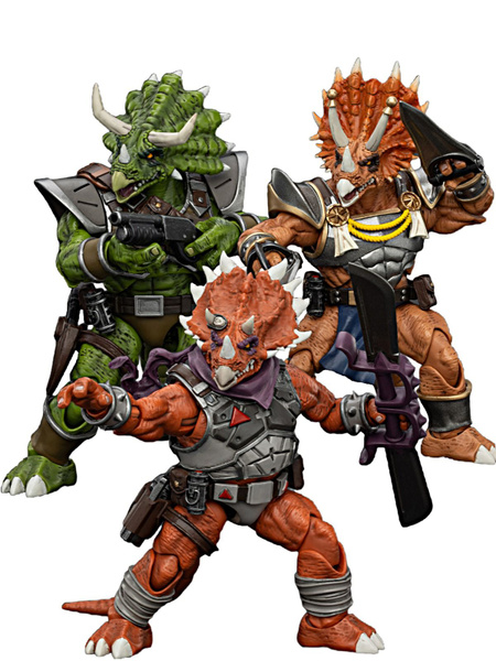 Фигурка подвижная TMNT-Captain Zorax and Adjutant Zork and Triceraton ...