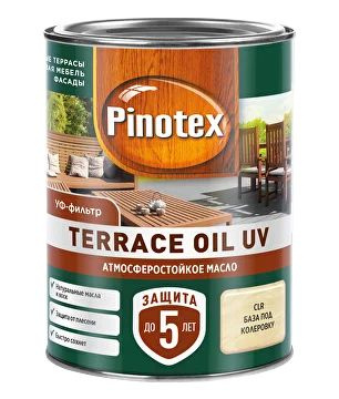 Pinotex Terrace Oil 036 Африканский махагон (0,9 л), Масло для террас и ...