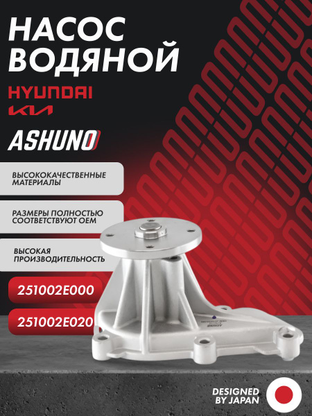 Насос водяной помпа 2,0 HYUNDAI Elantra , Creta , KIA Cerato , Optima ...