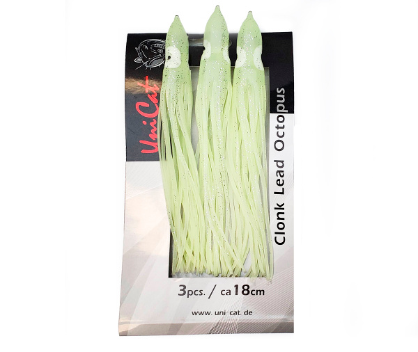 Силиконовая приманка для ловли сома Белая 18 см Uni Cat (Юни Кэт ...