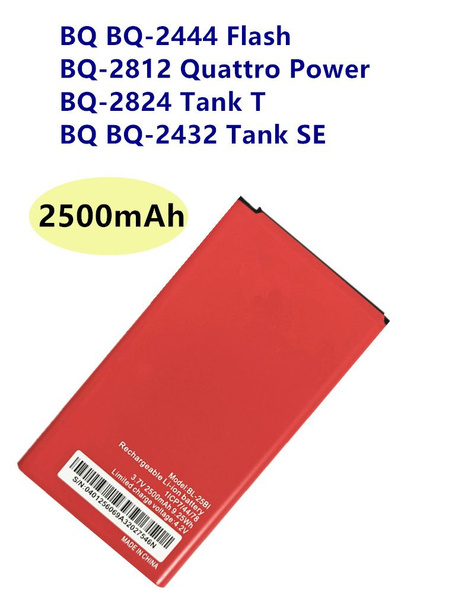 Аккумулятор для Мобильные телефоны BQ BQ-2432 Tank SE BQ-2444 Flash BQ-2812 Quattro Power ...