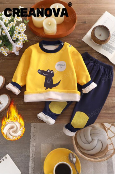 Комплект распашонок Девочки, Мальчики CREANOVA, размер 80 Длинный разноцветный Полиэстер Зима ...