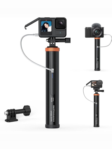 Ручка-держатель на 10000 мАч и быстрая зарядка 18Вт VRIG TP-01S для ...