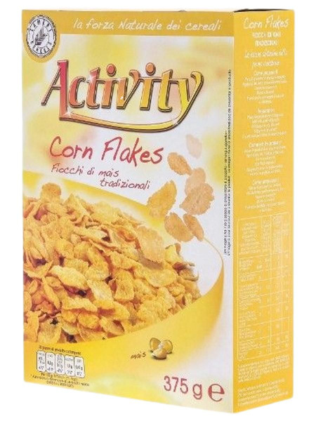 Хлопья кукурузные Activity 375 г Италия купить на OZON по низкой цене (2477688976)