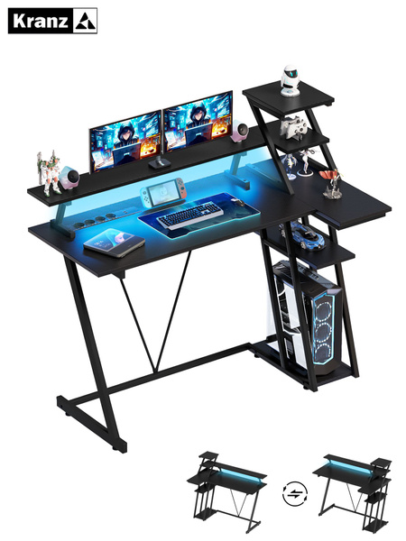 Игровой компьютерный стол Kranz DJZ-008, 120х48х74.7 см купить c ...