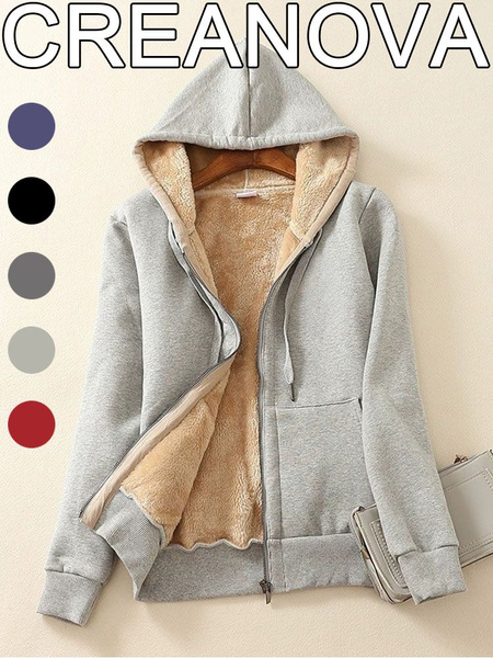 Худи Женский, Мужской CREANOVA светло-серый Молния Политекс, размер 50 Длинный Китай купить c ...