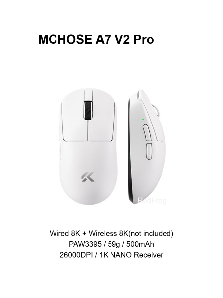 Мышь беспроводная MCHOSE беспроводная A7 , белый, сиреневый купить c доставкой на OZON по низкой ...