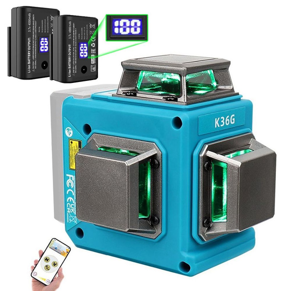 Купить Лазерный уровень/нивелир KEZERS K36G, Зеленый луч 360 3D 12 ...