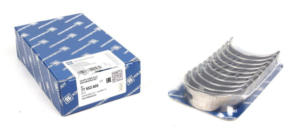 Комплект вкладышей коренных KOLBENSCHMIDT 77553600 Audi, Skoda ...