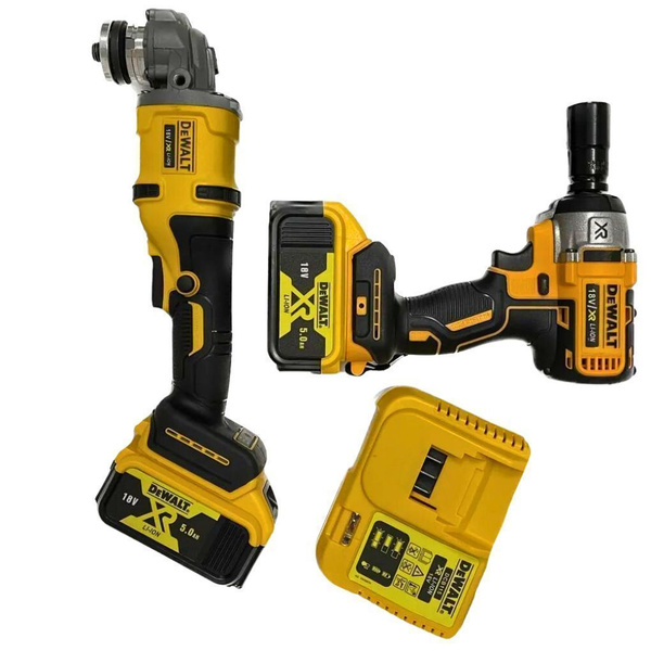 Инструменты DEWALT DCG414 + DCF880 18В - набор для строительства и ...