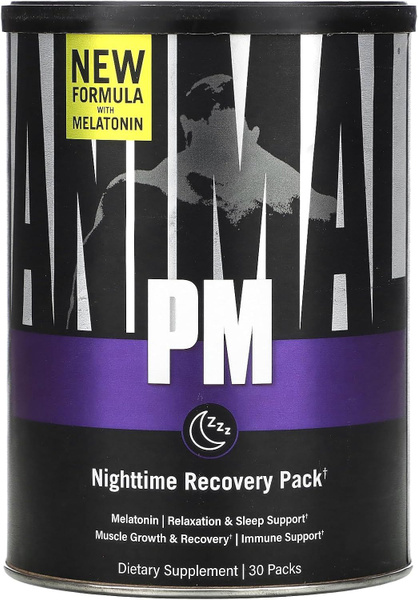 Universal Nutrition Animal PM Nighttime Recovery Pack - 30 пакетов из ...