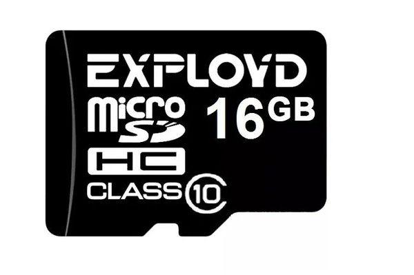 Карта памяти MicroSDHC 16Gb Эксплоид Class 10 б/ад 16 ГБ - купить по ...