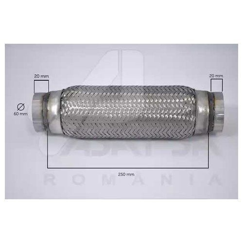 60106 гибкий шланг вытяжной 60* 250 mm asam-sa - купить с доставкой по ...