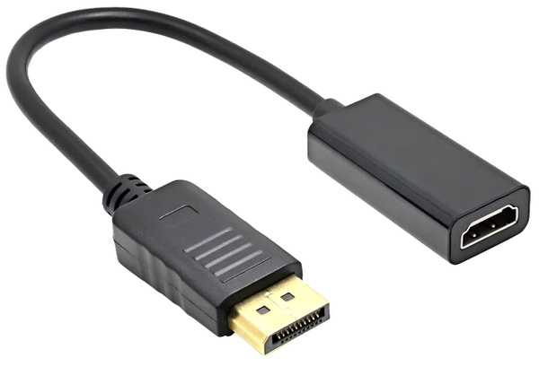 Адаптер переходник DisplayPort-HDMI / DP на HDMI - купить с доставкой ...