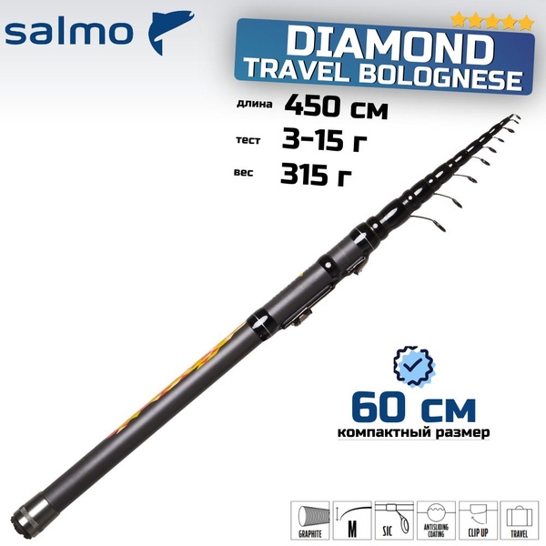 Удилище Salmo Diamond Travel Bolognese, от 3 гр купить по выгодным ...