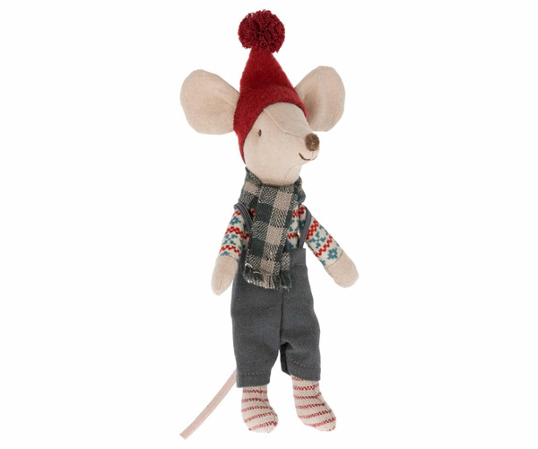 Мягкая игрушка Мышка Maileg CHRISTMAS MOUSE, BIG BROTHER - купить с ...