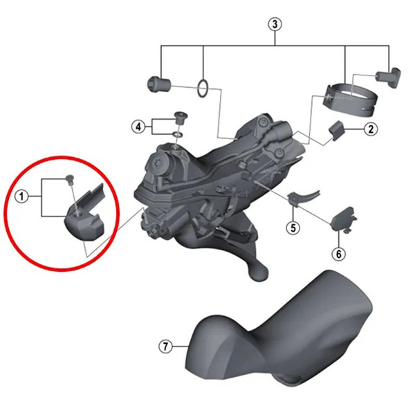 Переключатель передач SHIMANO Claris ST - R2000 Y0CM98020 Y0CN98020 ...