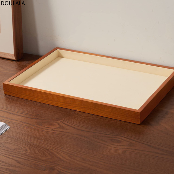 DOULALA Лоток Для Ювелирных Изделий С Деревянными Решетками, Витрина Для Ювелирных Ожерелий, 35 ...