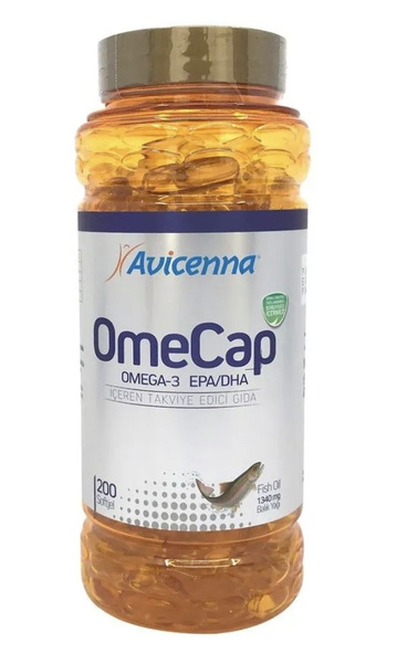 Avicenna Omecap Omega-3, Авиценна Омекап Омега-3 200 мягких капсул ...