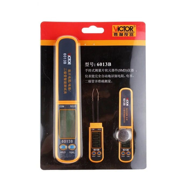 Умный мультиметр VICTOR VC6013B SMD, измеритель диодов, емкости ...