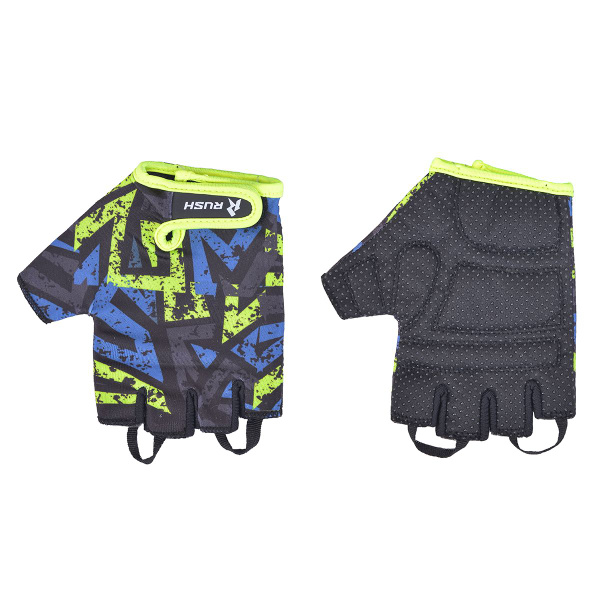 Перчатки велосипедные детские RUSH HOUR KIDS без пальцев,размер XXS ...