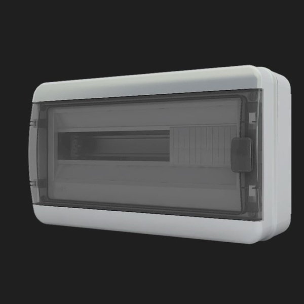 Щит распределительный навесной Tekfor IP65 BNK 65-18-1 на 18 модулей прозрачно-черная дверца ...