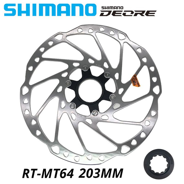 Тормозной диск для велосипеда (ротор), 203 мм, Shimano SM-RT64-L ...