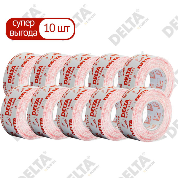 Лента DELTA MULTI BAND M60 25х60мм -10 шт., универсальная односторонняя ...