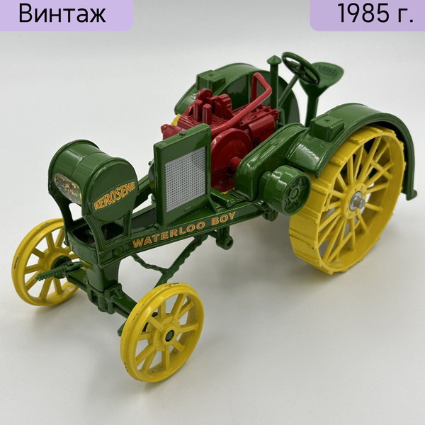 Игрушка винтажная в виде модели сельскохозяйственной машины John Deere R. Waterloo Boy 1915 года ...
