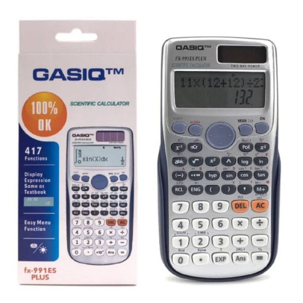 Калькулятор инженерный GASIQ FX-991ES PLUS-2 (162х77 мм), 417 функций ...