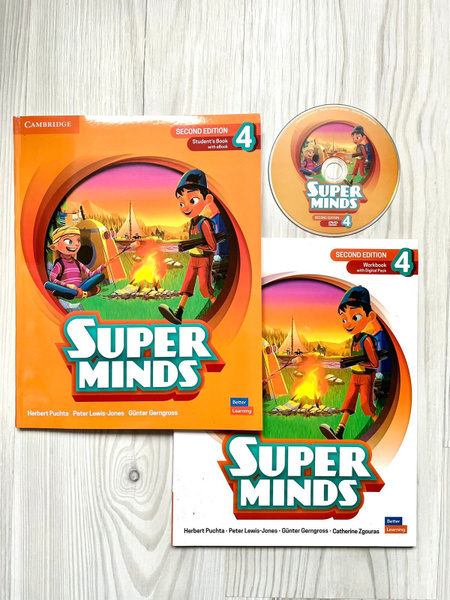 Super Minds 4 2nd Edition Student's book + Workbook+Диск купить на OZON ...