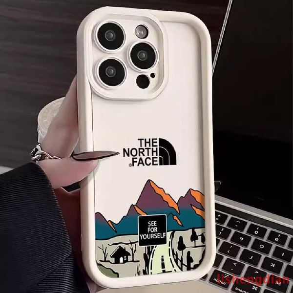Чехол на iphone с принтом защитный силиконовый the north face - купить ...
