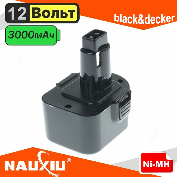 Аккумуляторная батарея для Black Decker A9252, PS130, PS130A (3000 mAh ...