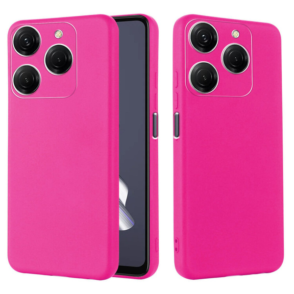 Силиконовый чехол для Tecno Spark 20 Pro Техно Спарк 20 Про Soft Touch с подкладкой из