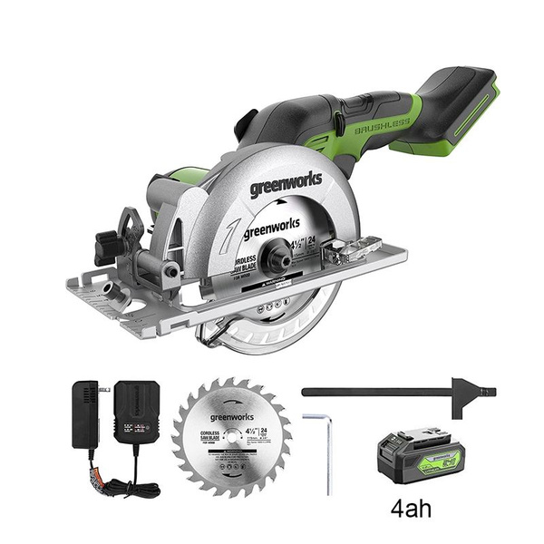 Компактная циркулярная пила Greenworks 24V True Brushless 4-1/2" с ...